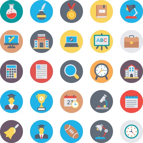 Online class for home education Royalty Free Vector Image