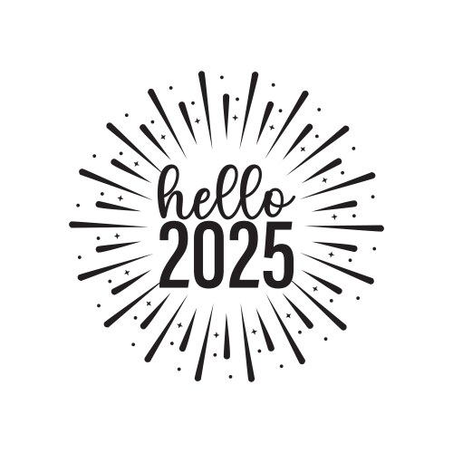 Hello 2025 Vector Images (over 130)