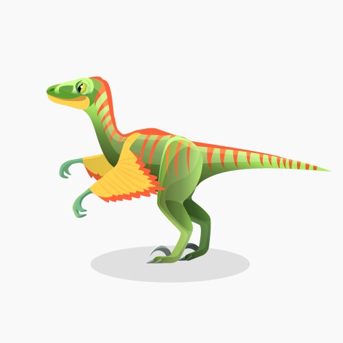 Brachiosaurus sauropod dinosaur cartoon character Vector Image