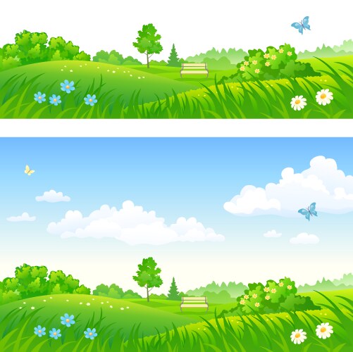 City park Royalty Free Vector Image - VectorStock