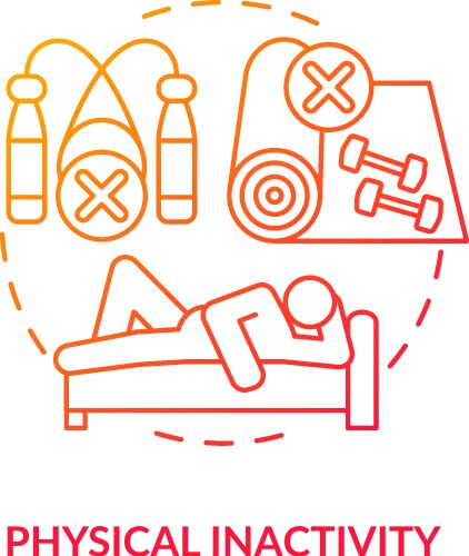 Obesity disease concept icon overweight problem Vector Image