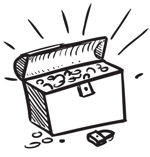 Cartoon Treasure Vector Images (over 30,000)