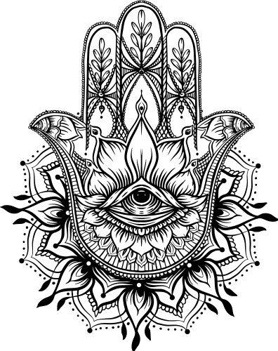 Hamsa Royalty Free Vector Image - VectorStock