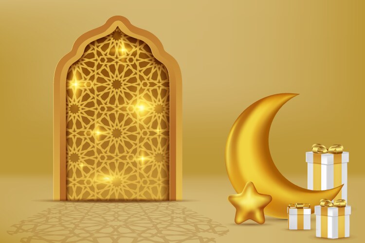 Ramadan islamic greeting Royalty Free Vector Image