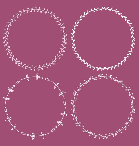 Flower Circle Border Vector Images (over 51,000)