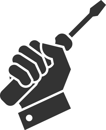 Hand hammer icon Royalty Free Vector Image - VectorStock