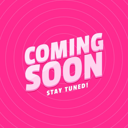 Coming soon marketing campaign template Royalty Free Vector