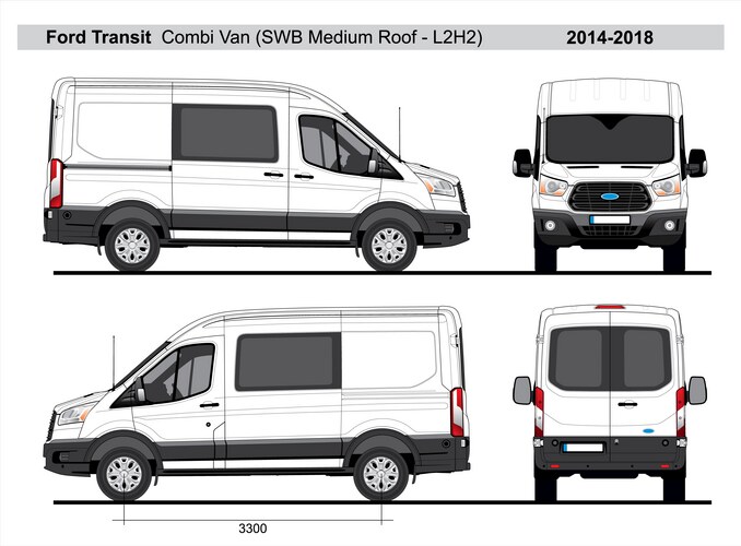 Ford Transit Van Vector Images (over 110)