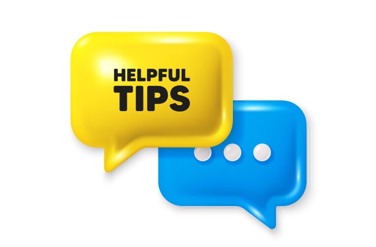 Helpful tips symbol education faq sign offer Vector Image