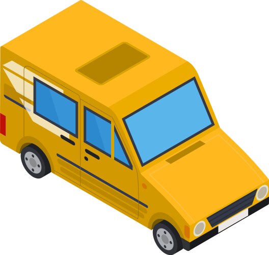 Isometric Van Vector Images (over 7,000)