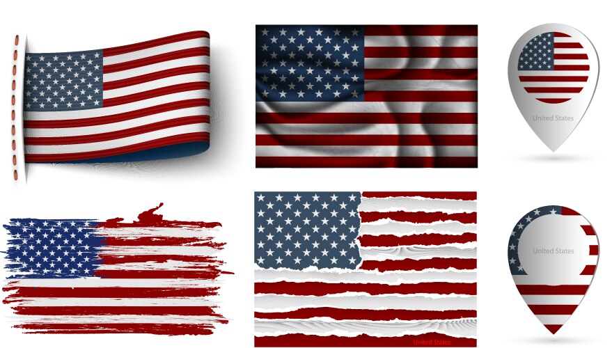 Flags USA Vector Images (over 140,000)