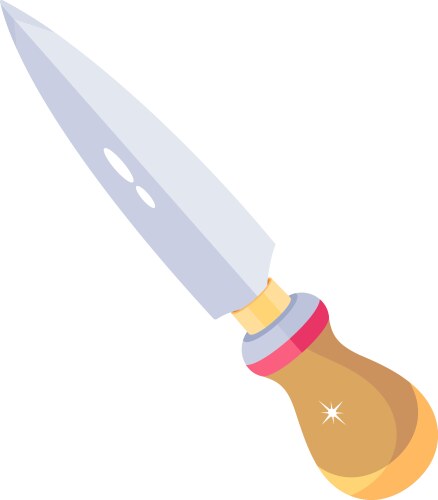 Weba drawing style icon of sharp bowie knife – Royalty-Free Vector ...