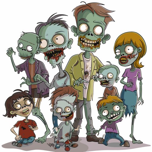 Zombie Comic Vector Images (over 6,700)