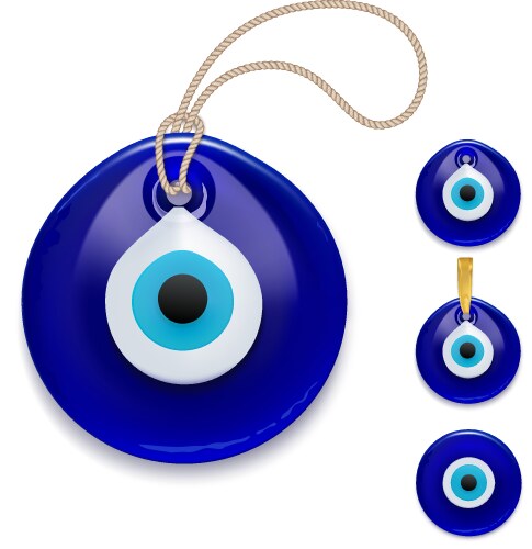 Greek evil eye symbol protection Royalty Free Vector Image