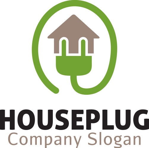 House renovation logo Royalty Free Vector Image