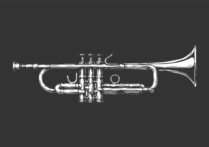 Trumpet Royalty Free Vector Image - VectorStock