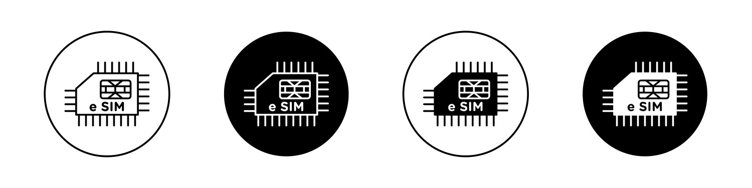 Esim icon Royalty Free Vector Image - VectorStock Esim icon Royalty Free Vector Image - VectorStock