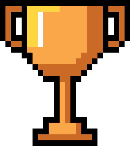 Game Trophy Pixel Vector Images (over 860)