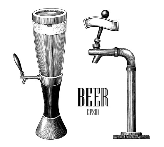 Beer Tower Vector Images (over 1,400)