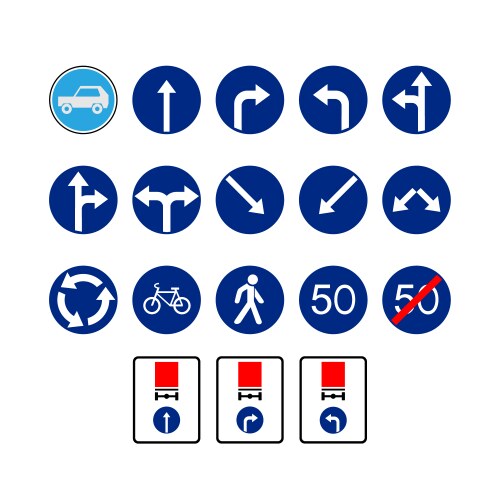 Safety signs Royalty Free Vector Image - VectorStock