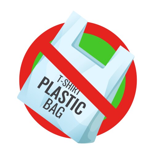 No to Plastic Bags Posters Vector Images (over 4,600)