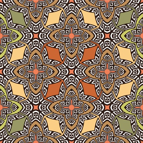 Geometric abstract greek seamless pattern Vector Image