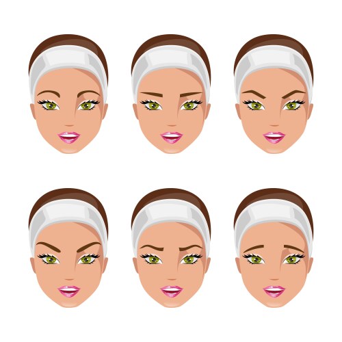 Cartoon Eyebrows Vector Images (over 10,000)