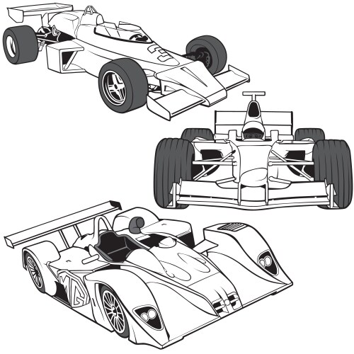 Indy Car Racing Vector Images (40)