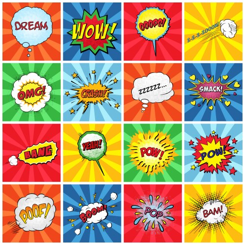 Comic Book Sound Effects Vector Images (over 2,800)