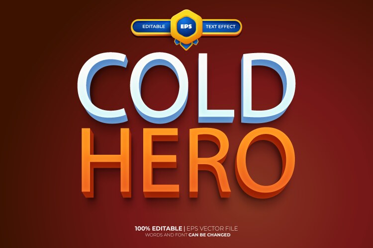 Wood - editable text effect font style Royalty Free Vector