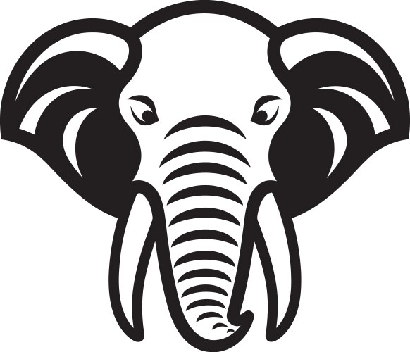 Elephant intelligence from problem solving Vector Image