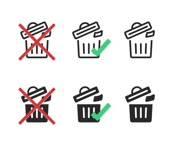 Dont Throw Rubbish Sign Vector Images (over 170)