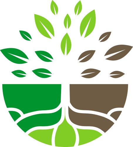 Plant Cultivation Logo Royalty Free Vector Image