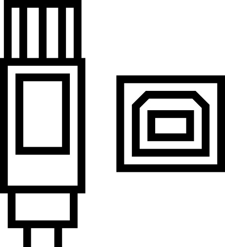 Usb type b Vector Images & Graphics for Commercial Use | VectorStock