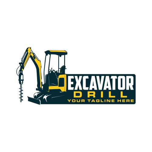 Boom lift logo Royalty Free Vector Image - VectorStock