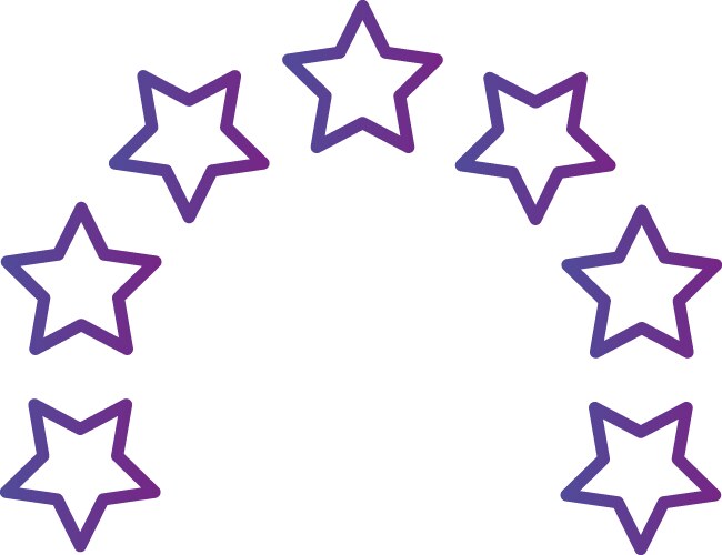 Seven Stars Vector Images (over 1,200)