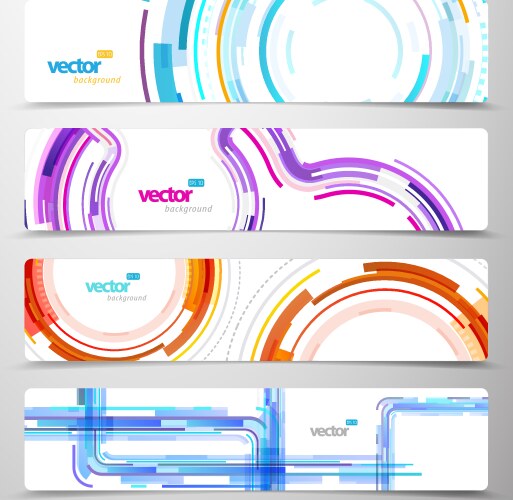 Web headers Royalty Free Vector Image - VectorStock