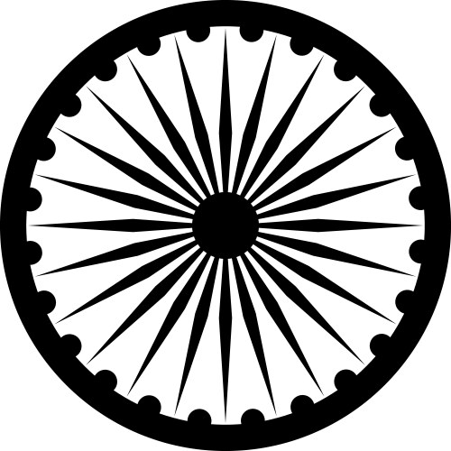Ashoka chakra Vector Images & Graphics for Commercial Use | VectorStock
