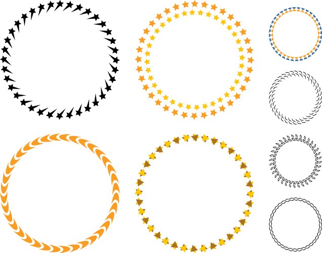 Circle Spike Symbol Vector Images (over 1,100)
