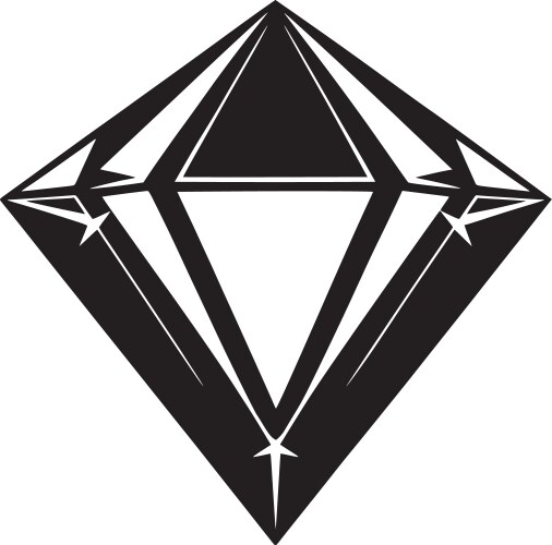 Diamond logo design inspiration Royalty Free Vector Image