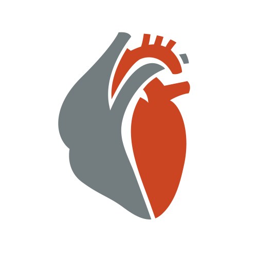 Heart logo Royalty Free Vector Image - VectorStock