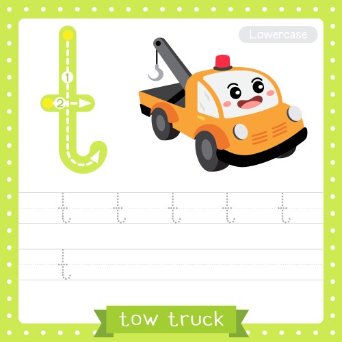 Letter T Lowercase Tracing Vector Images (70)