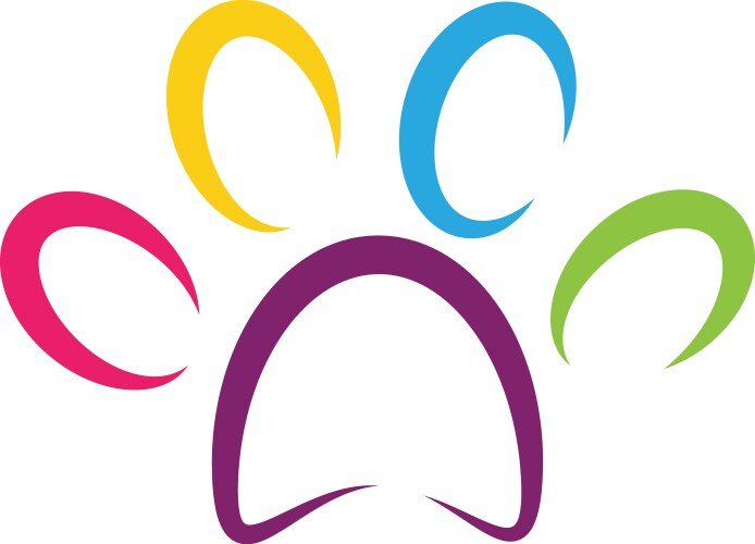 Foot logo template icon Royalty Free Vector Image