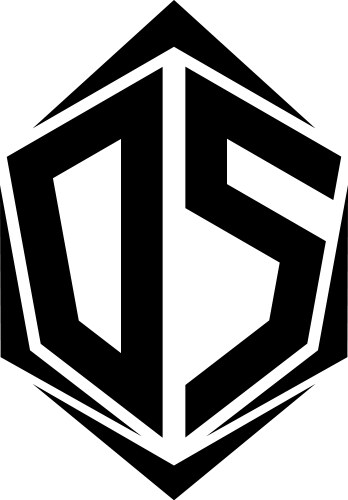 Initial ds logo design os Royalty Free Vector Image