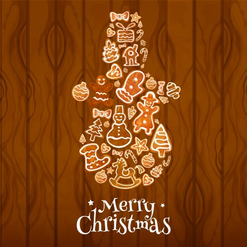 Merry christmas gold bitcoin symbol banner Vector Image