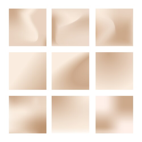 Nude tone gradient beige colors backgrounds Vector Image