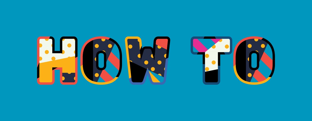 Why concept retro colorful word art Royalty Free Vector