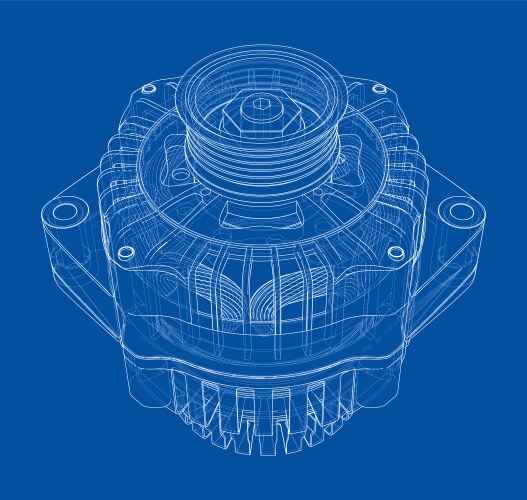 Car generator Royalty Free Vector Image - VectorStock
