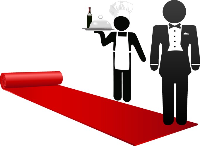 Hotel hospitality entertainment event and travel Vector Image