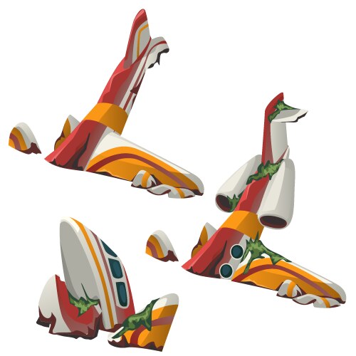 Plane Crash Vector Images (over 1,800)